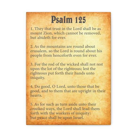 Express Your Love Gifts | Art | Scripture Sign Psalm 25 Chapter Gold Bible Canvas Christian Wall ...